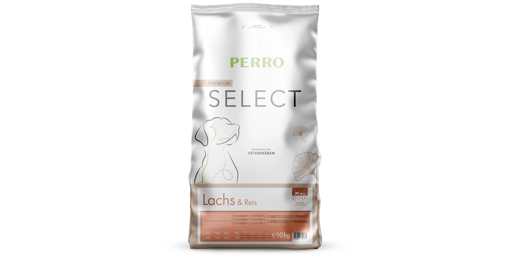 PERRO Select Lazac és Rizs kutyatáp - 10kg – Prémium minőség - Best4Pets