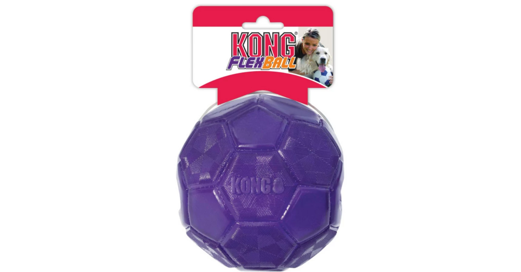 KONG® Flexball Labda kutyajáték - 15 cm – Prémium minőség - Best4Pets